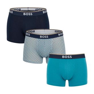 HUGO BOSS Homme, Sous-v&ecirc;tements, Multicolore, Taille: S Trunk 3P Power Desig