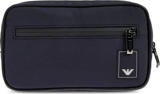 Emporio Armani Femme, Sacs, Bleu, Taille: ONE Size Leather Crossbody Bag