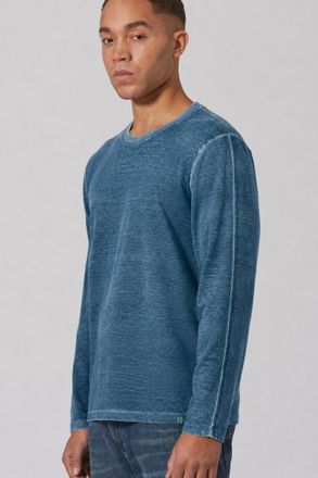 Hempage Hempage Herren vegan Langarmshirt Reef Petrol