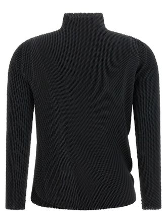 Issey Miyake Misty Pleats Sweater - Black