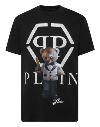 Philipp Plein T-Shirt Rundhalsausschnitt Ss Teddy