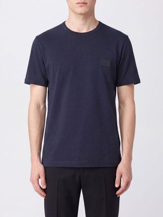 Dolce & Gabbana T-shirt en coton avec logo ton sur ton