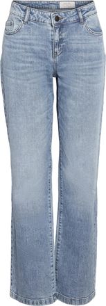 Noisy May Damen Nmnila Lw Wide Jeans Az435Lb Noos, Light Blue Denim, 29W / 30L EU