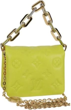 Louis Vuitton Pre-owned Cuir sacs-louis-vuitton - Femme - Pre-owned - Vert - Taille: ONE Size