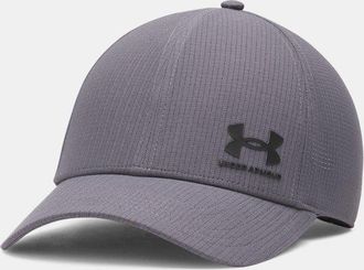 Under Armour ArmourVent Low Verstellbare Kappe f&uuml;r Herren Castlerock / Schwarz EINHEITSGR&Ouml;SSE