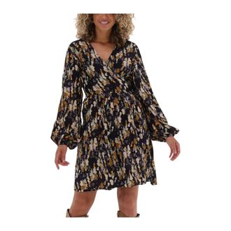 Second Female Mini Wickelkleid - - Dresses - Damen - Mehrfarbig - S