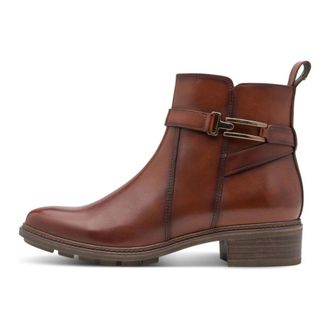 Tamaris Bottine en cuir - Femme - Chaussures - Brun - Taille: 40 EU