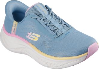 Skechers Damen Skech Cloud Perfectly Plush Sneaker, Slate Mesh/Synthetic/Multi Trim, 37.5 EU