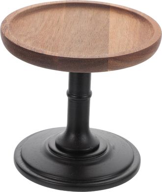 Cabilock Sicheres Material Kuchenständer Basis Hochzeitsfeier Desserthalter Holz Kuchenplatte Für Picknick Im Freien