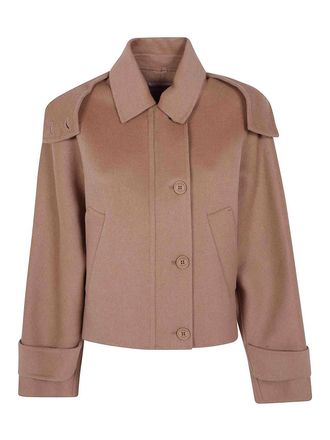 Twinset Manteau Court - Marron
