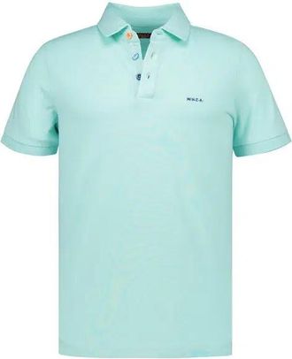 N.Z.A. Herren Polo-Shirt gr&uuml;n Baumwoll-Piqu&eacute;
