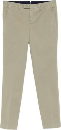 Pantaloni Torino Homme, Pantalons, Vert, Taille: 3XL Pantalon droit avec passant de ceinture