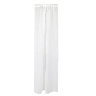 Vosarea Coton et Lin Shiner Window Rideaux Voile Fine Texture Rideau pour Salon Chambre - 100X200cm (1pc Blanc)
