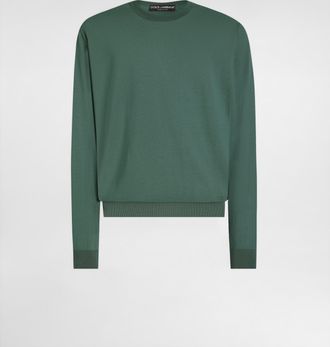 Dolce & Gabbana Cashmere Pullover - Mann Strickwaren Green 56