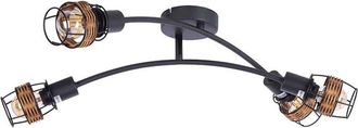 Nowa Plafonnier salon lampe chambre lampe 4 flammes noir E14