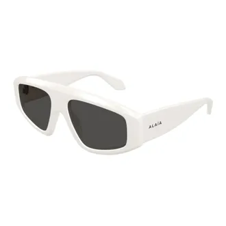 Alaia Lunettes de soleil carr&eacute;es - unisex - Accessoires - Blanc - Taille: 57 MM