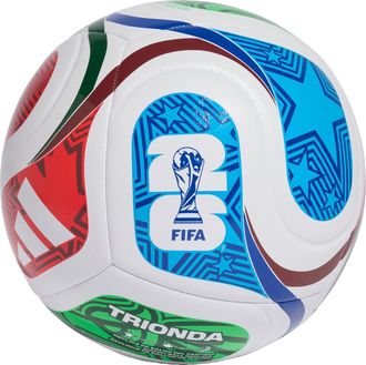 adidas Unisex FIFA World Cup 26 Trionda Trainingsball White/Royal Blue/Solar Blue/Power Red 5