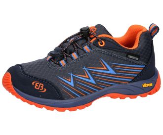 Brütting Chesna Low Cross-Laufschuhe, anthrazit/blau/orange, 28 EU