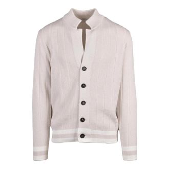 Eleventy Strickjacke mit Kn&ouml;pfen - - Knitwear - Herren - Beige - XL