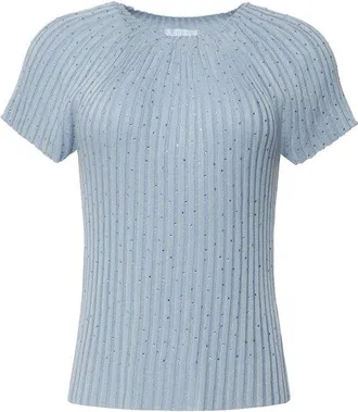 Guess Bluse W6YR31 Z1023 Blau Regular Fit