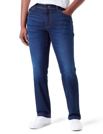 Wrangler Mens Larston Jeans, Night Shade, Bundweite: 84 cm, beinlänge: 81 cm