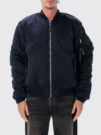 Alpha Industries Blouson bomber en nylon &agrave; coupe d&eacute;contract&eacute;e et zip
