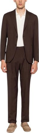 Corneliani Homme, Costumes, Brun, Taille: M Veste crois&eacute;e