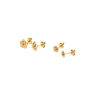 Purelei Ohrringe - Ohrring Set Flower - Gr. unisize - in Gold - f&uuml;r Damen