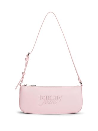 Tommy Jeans Schultertasche TOMMY JEANS TJW MUST SHOULDER BAG, Damen, Gr. B/H/T: 23,5cm x 10,5cm x 5cm, ros&eacute;, Lederimitat, Taschen Schultertasche, Damen Handtasche