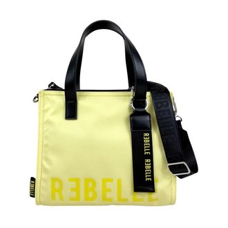 Rebelle Femme, Sacs, Jaune, Taille: ONE Size Poppy Nylon Tote