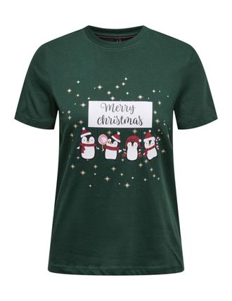 Only Onlkita Life Reg S/S Top Box Xmas JRS