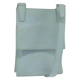 Loewe Sac bandouli&egrave;re en cuir Pre-owned - Femme - Pre-owned - Bleu - Taille: ONE Size