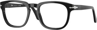 Persol unisex, Accessoires, Noir, Taille: 52 MM Po3376V Optical Frame