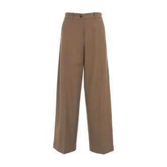Nine In The Morning Femme, Pantalons, Beige, Taille: W25 Beige Carrot Slim Trouser Nancy