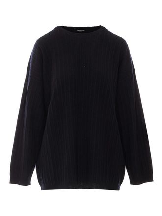 Fabiana Filippi Pull Col Rond - Bleu