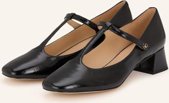 Coach Mary-Jane-Pumps schwarz