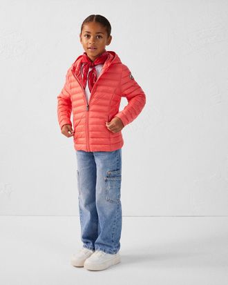 Jott Doudoune l&eacute;g&egrave;re &agrave; capuche enfant Corail Carla - Taille 10/12A