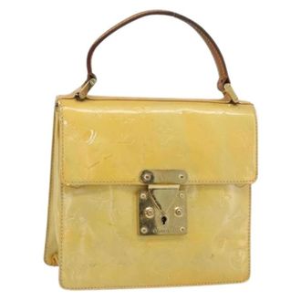 Louis Vuitton Pre-owned Patent Leather Hand Bag - - Pre-owned - Damen - Gelb - ONE SIZE
