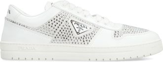 Prada Wei&szlig;e Leder-Sneakers