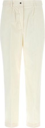 Kiton Pantalons D&eacute;contract&eacute;s - Blanc