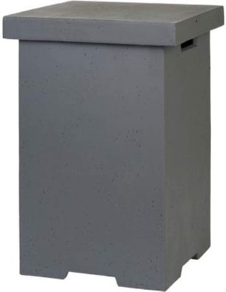 Happy Cocooning Gartenfeuer Beistelltisch f&uuml;r Gasflasche, Farbe:Anthrazit/Grau