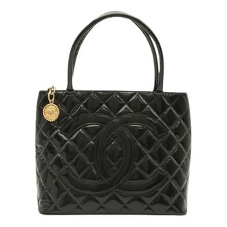 Chanel Pre-owned Matelass&eacute; Lackleder-Tasche - - Pre-owned - Damen - Schwarzk - ONE SIZE