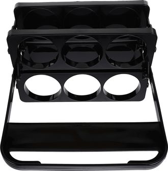 BESPORTBLE iplusmile Bierflaschentr&auml;ger Faltbar f&uuml;r 6 Flaschen aus Kunststoff mit Tragegriff Robuster Getr&auml;nketr&auml;ger f&uuml;r Bierdosen und Weinflaschen f&uuml;r Hotelbars