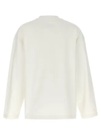 Jil Sander Logo-Print Cotton T-shirt - White