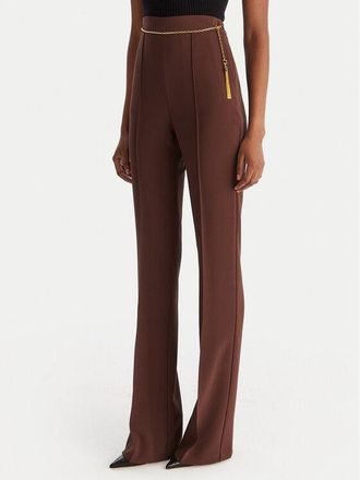Elisabetta Franchi Stoffhose PA-141-57E2-V420 Braun Regular Fit