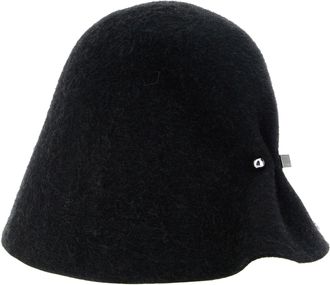 Jacquemus Wool Felt Bell Winter Hat - Black