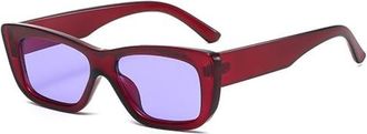 Generic Lunettes De Soleil Vintage &Agrave; Petite Monture UV400 For Hommes Et Femmes, Polaris&eacute;es, For La Conduite Et Les Sports De Plein Air.(Red)