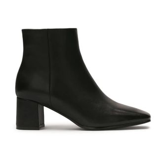 Kazar Schwarze Lederstiefel auf einem Pfosten - - Shoes - Damen - Schwarzk - 37 EU