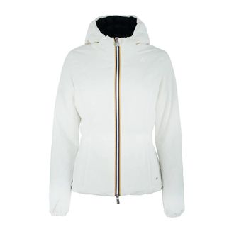 K-Way Wendbare Kapuzenjacke Schwarz/Wei&szlig; - - Jackets - Damen - Wei&szlig; - M