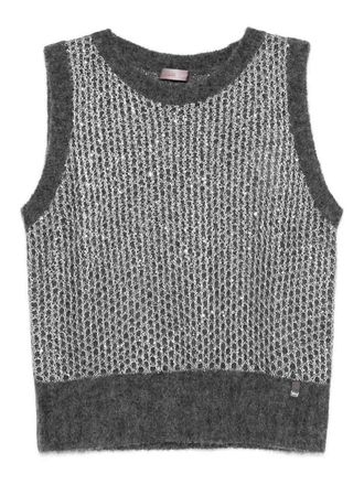 Herno Pull Col Rond - Gris
